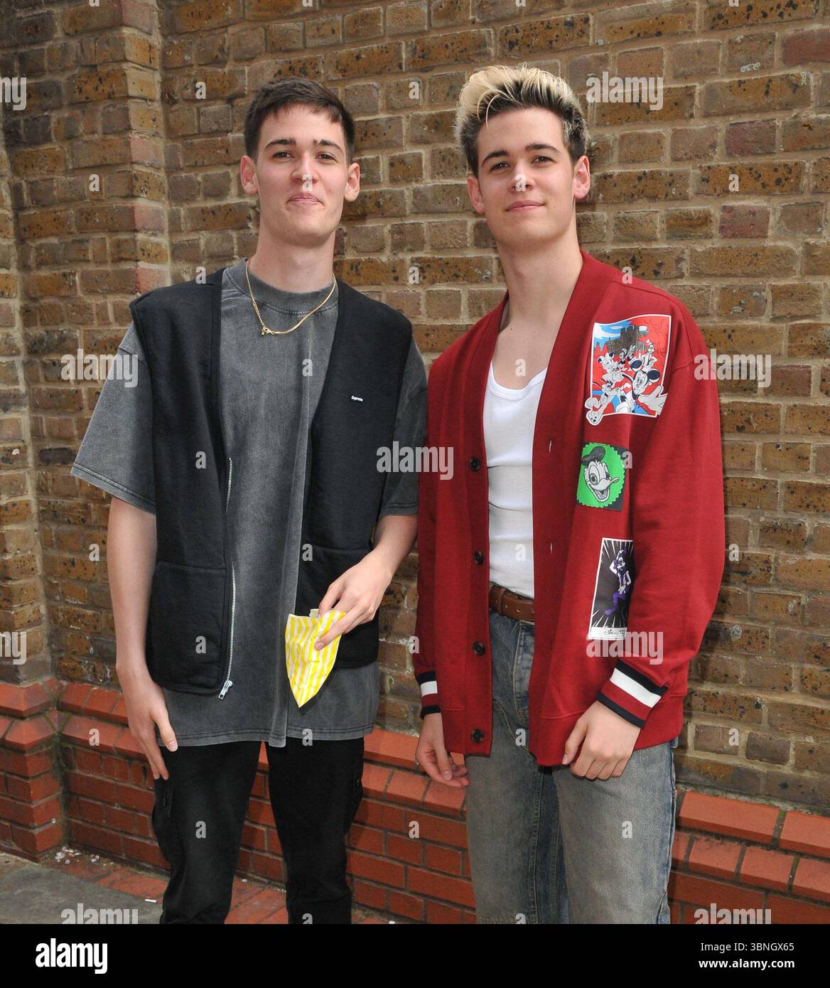 Max and Harvey (Max Luca Mills and Harvey Kitt Mills) at the Cats ...