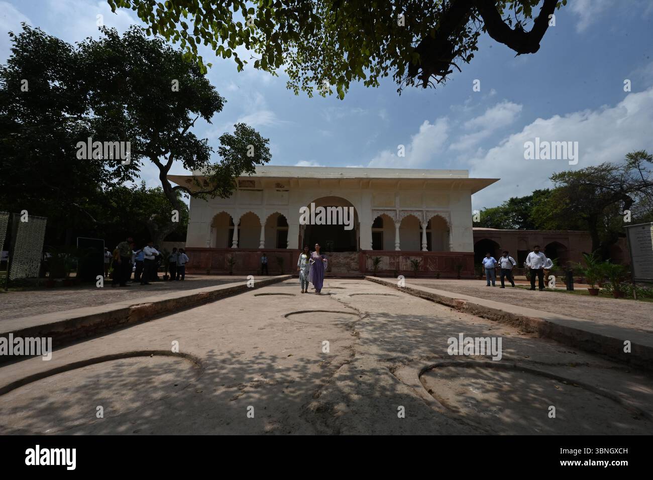 NEW DELHI, INDIA - JULY 2: Sheesh Mahal, a medieval-era structure ...