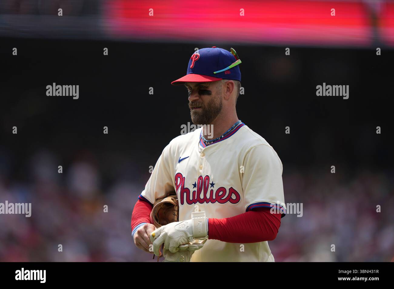 Philadelphia Phillies' Bryce Harper plays during the first baseball ...