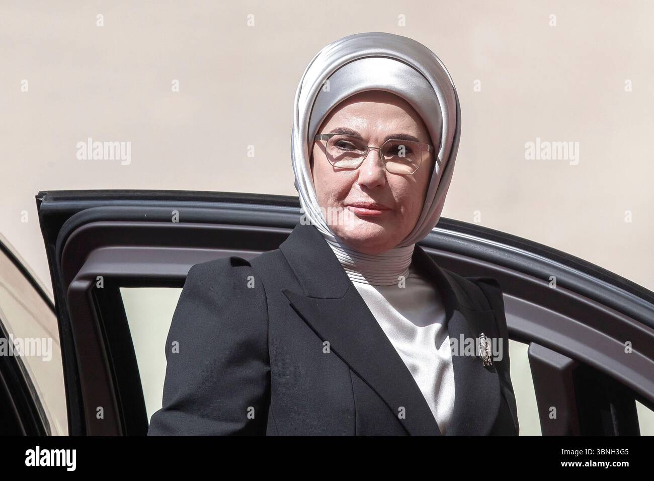 First Lady Emine Erdogan, wife of the President of the Republic of ...
