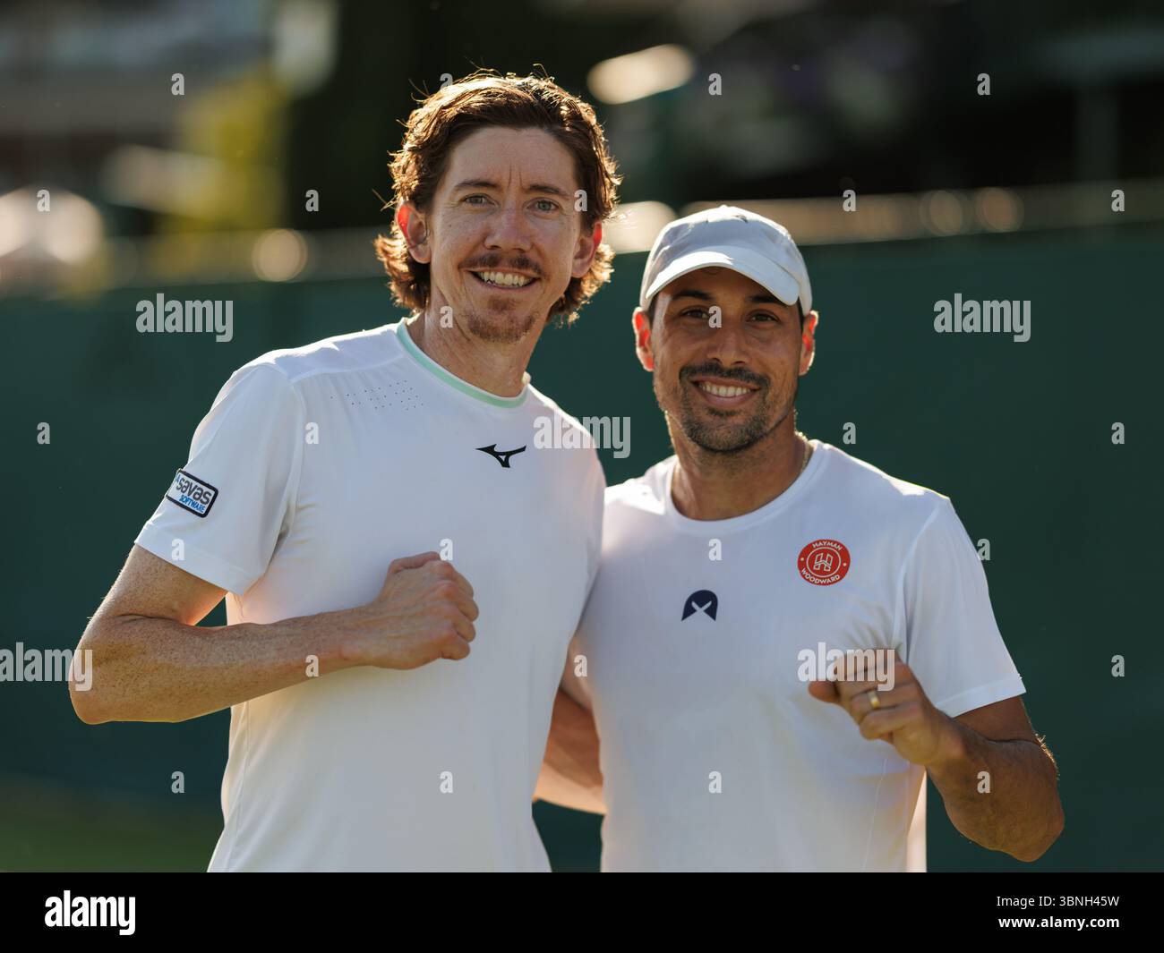 Wimbledon, England. 02 Jul 2025: John-Patrick Smith (AUS) and Fernando ...
