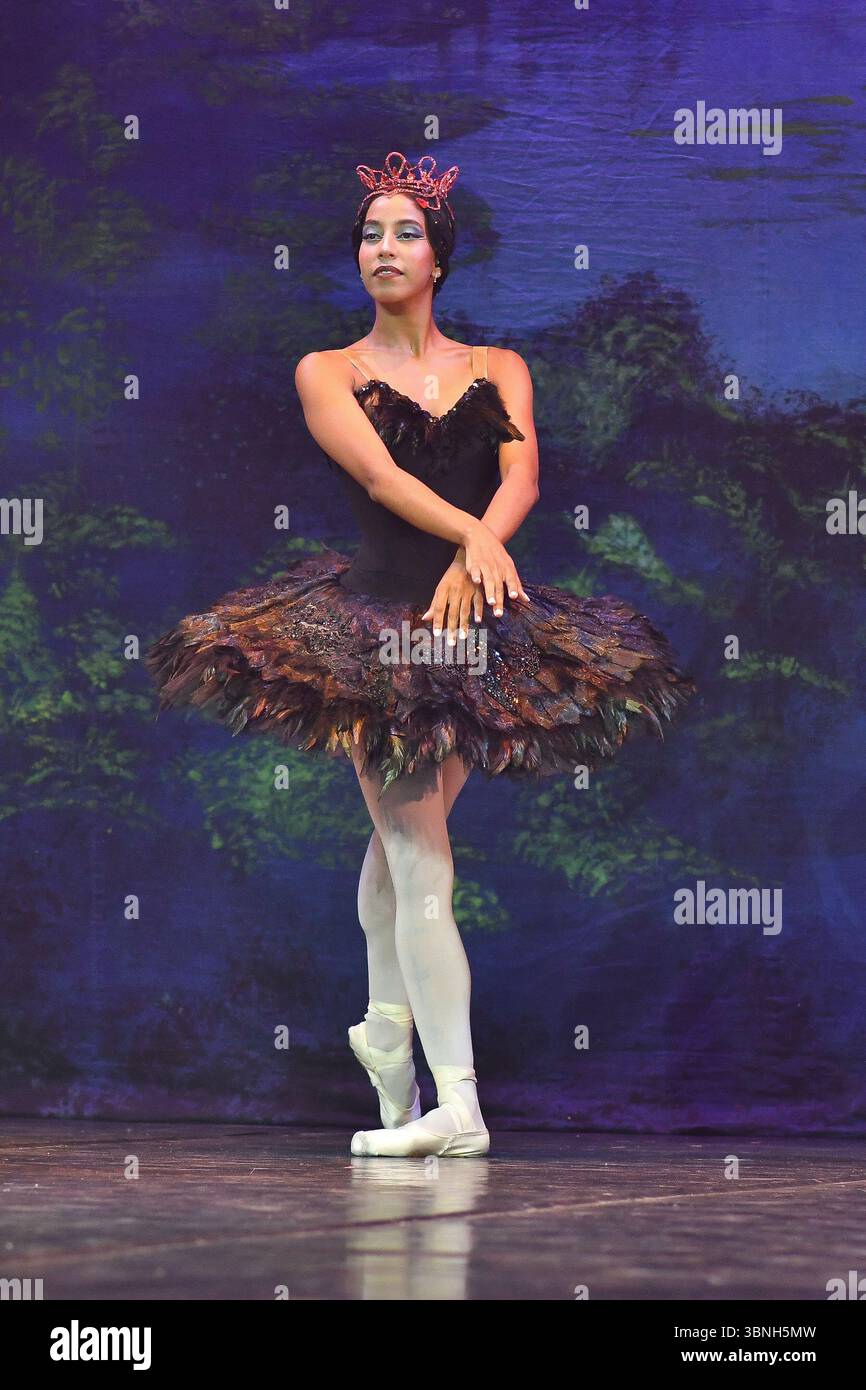 Madrid, Spain. 02nd July, 2025. A dancer seen during the performance of ...