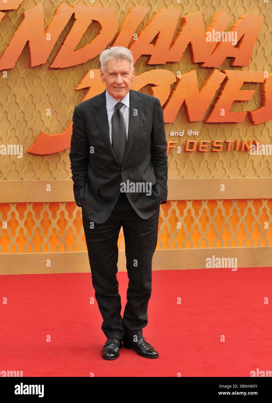 Harrison Ford at the "Indiana Jones and the Dial of Destiny" UK film ...
