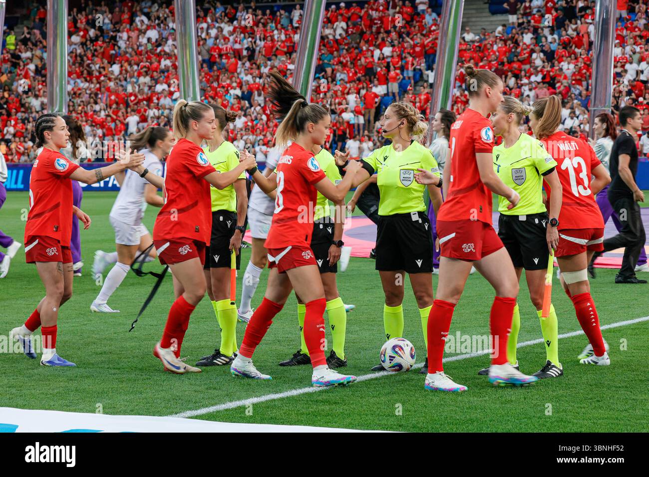 during the UEFA Womens EURO 2025 Group A match between Switzerland and ...