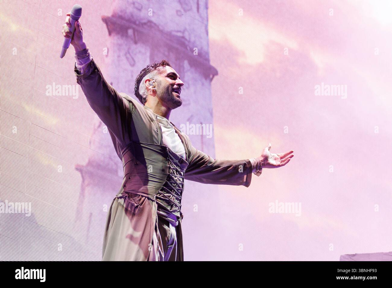Rome, Italy. 02nd July, 2025. Marco Mengoni performs the “MARCO NEGLI ...