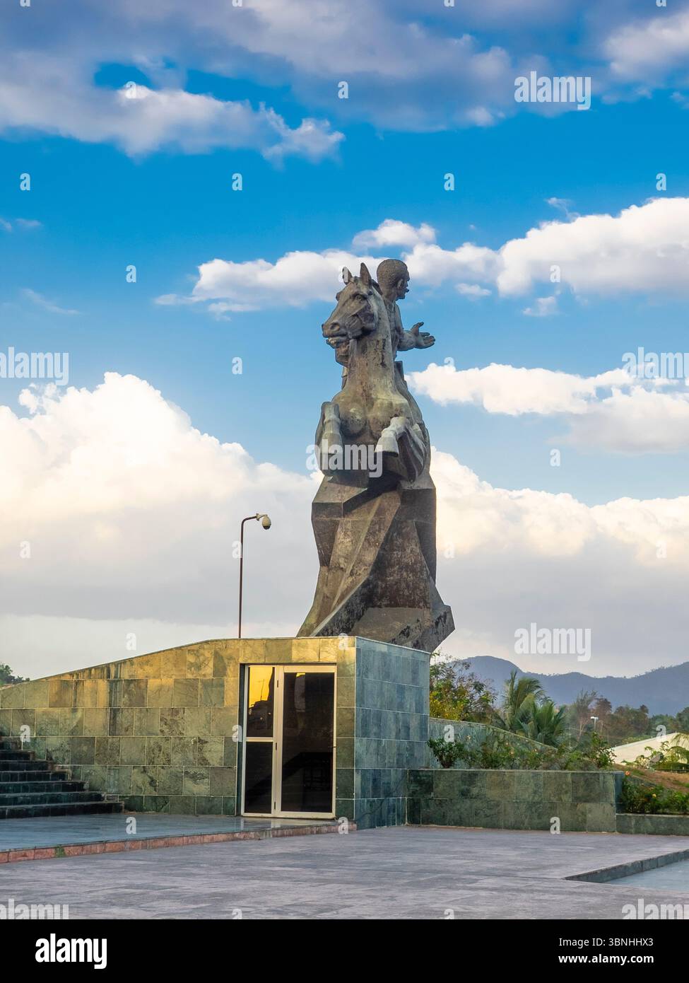 The equestrian statue in Santiago de Cuba depicts Antonio Maceo, a ...