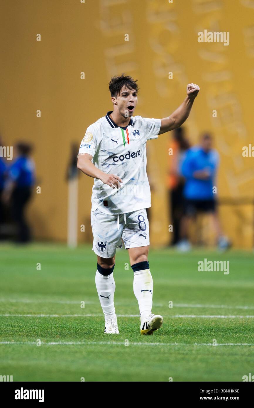 Oliver Torres of CF Monterrey celebrates during the FIFA Club World Cup ...