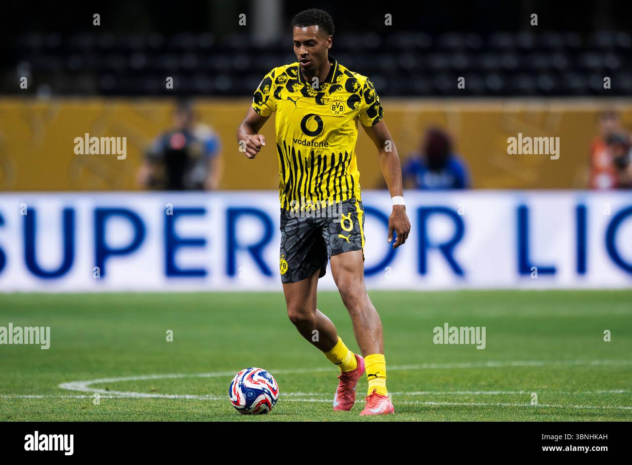 Felix Nmecha of Borussia Dortmund in action during the FIFA Club World ...