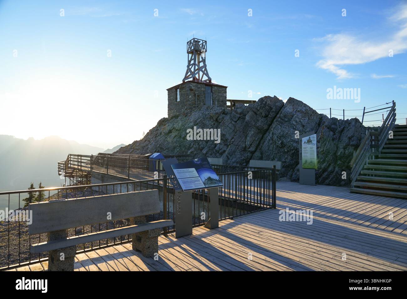 Sanson Peak Meteorological station on Sulphur Mountain, at the location ...
