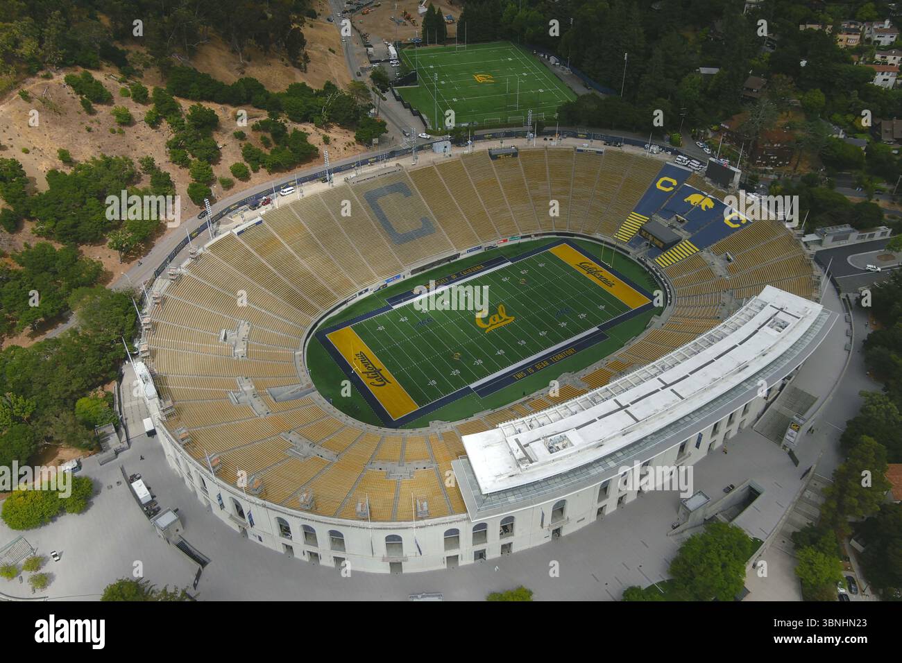 A general overall aerial view of California Memorial Stadium on the ...