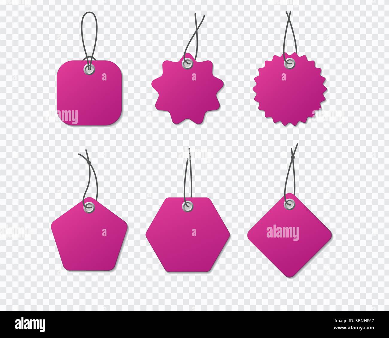 "Custom Price Tags: Unique Shapes for Your Sales and Promotions Stock ...