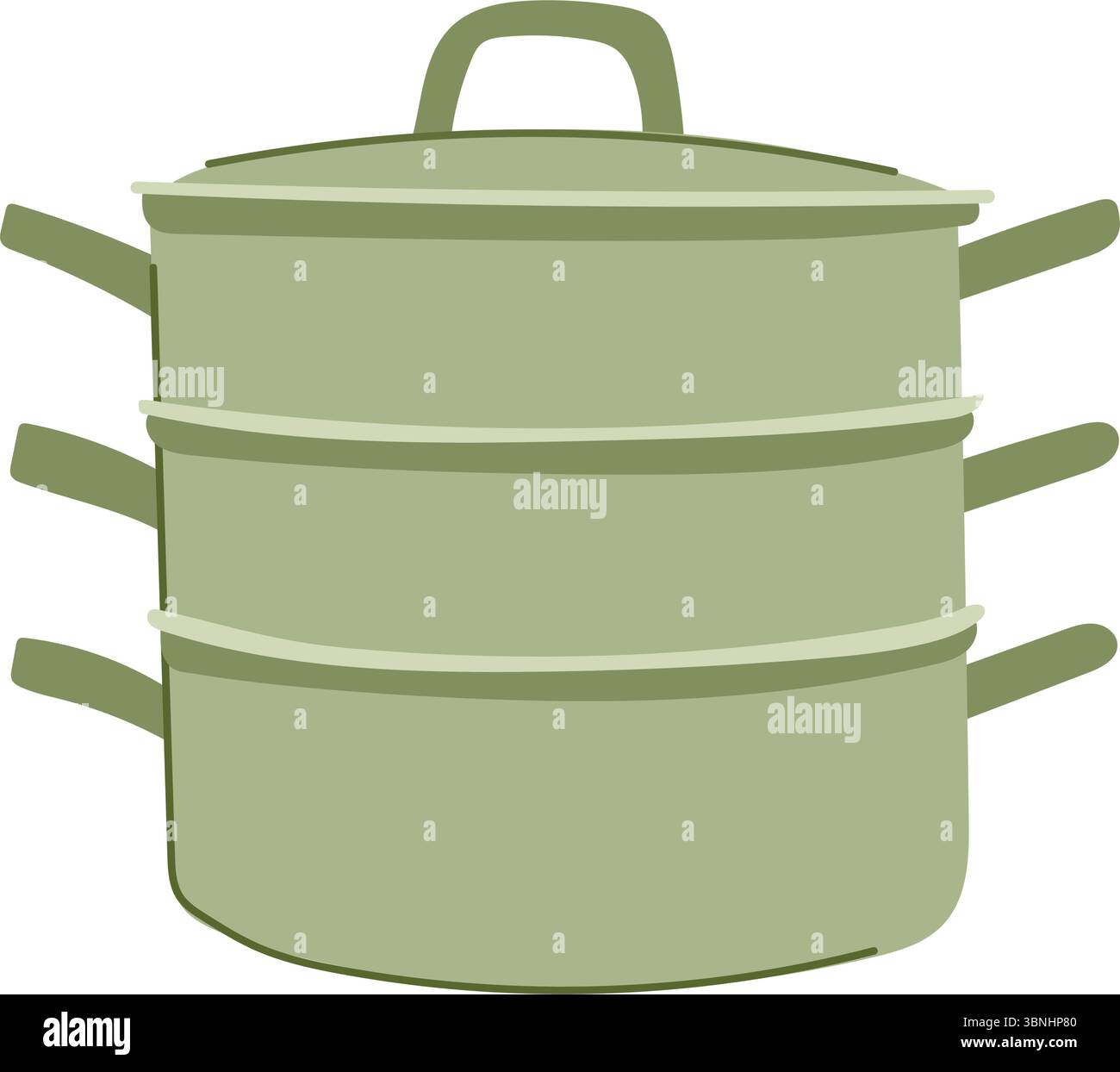 steam steamer pot cartoon vector illustration Stock Vector Image & Art ...