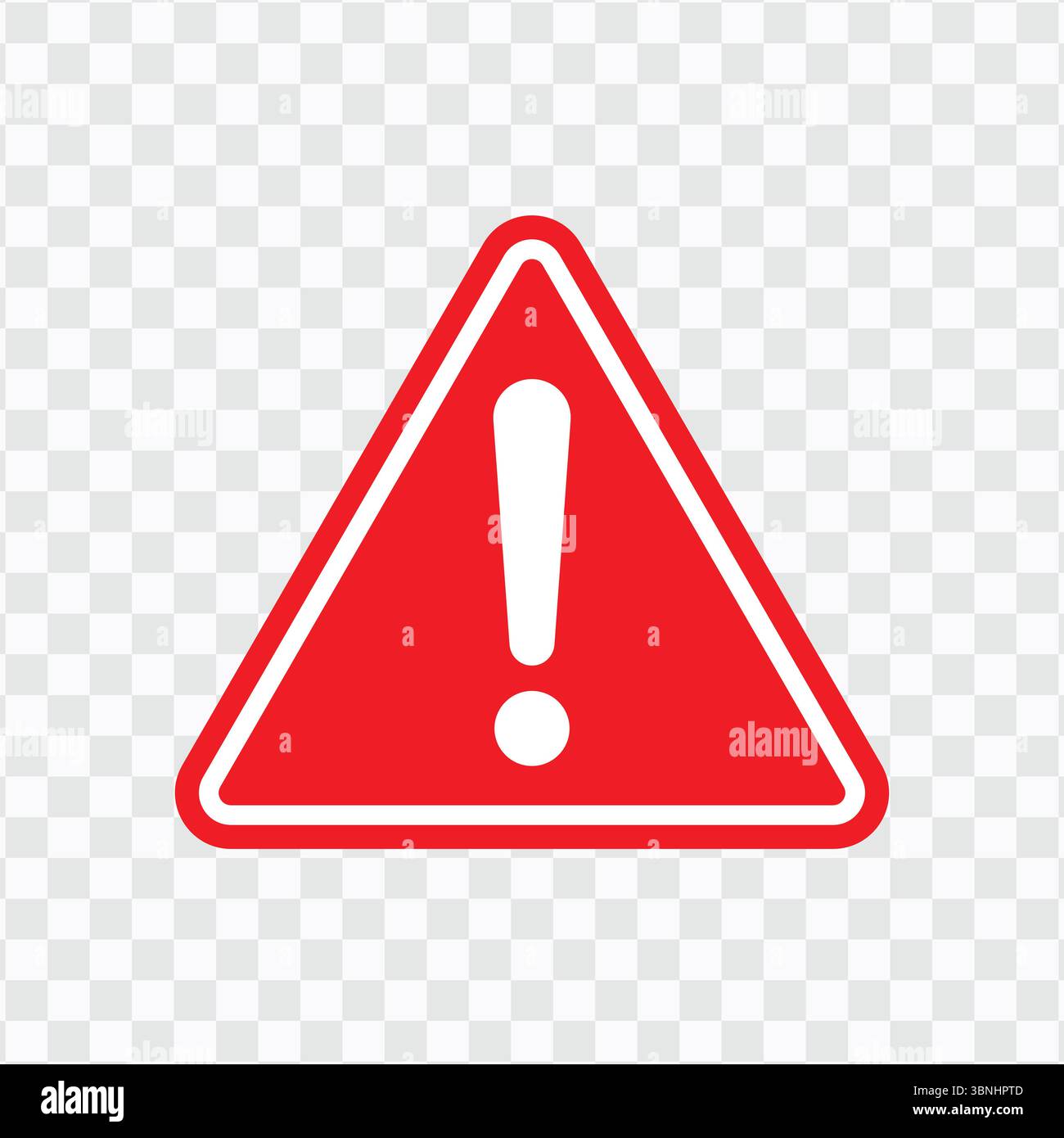 "Red Warning Triangle Symbol with Exclamation Mark Stock Vector Image ...