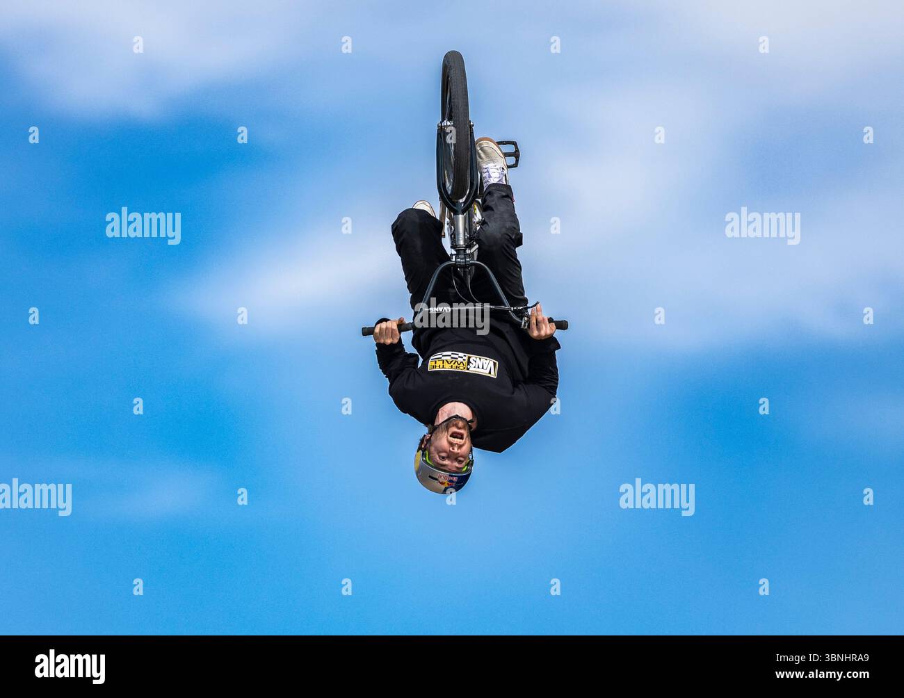 June 27 2025 Salt Lake City UT U.S.A. Biker Gabriel Chaves gets big air ...
