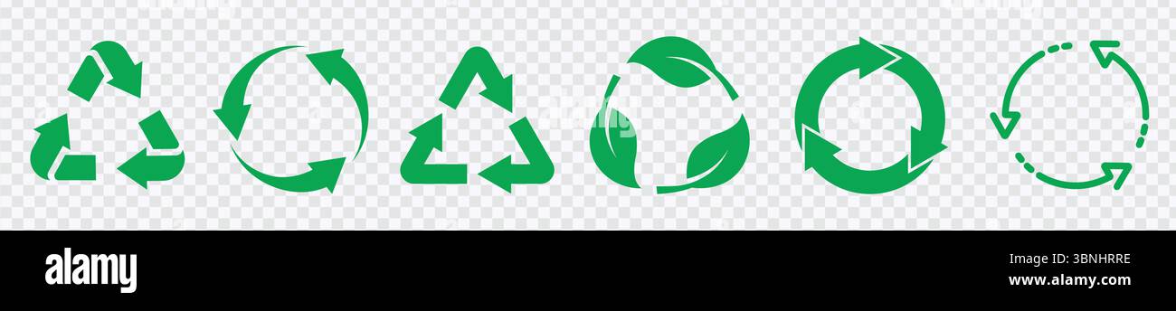 "Recycling Symbols - Green Arrows and Circular Designs for ...