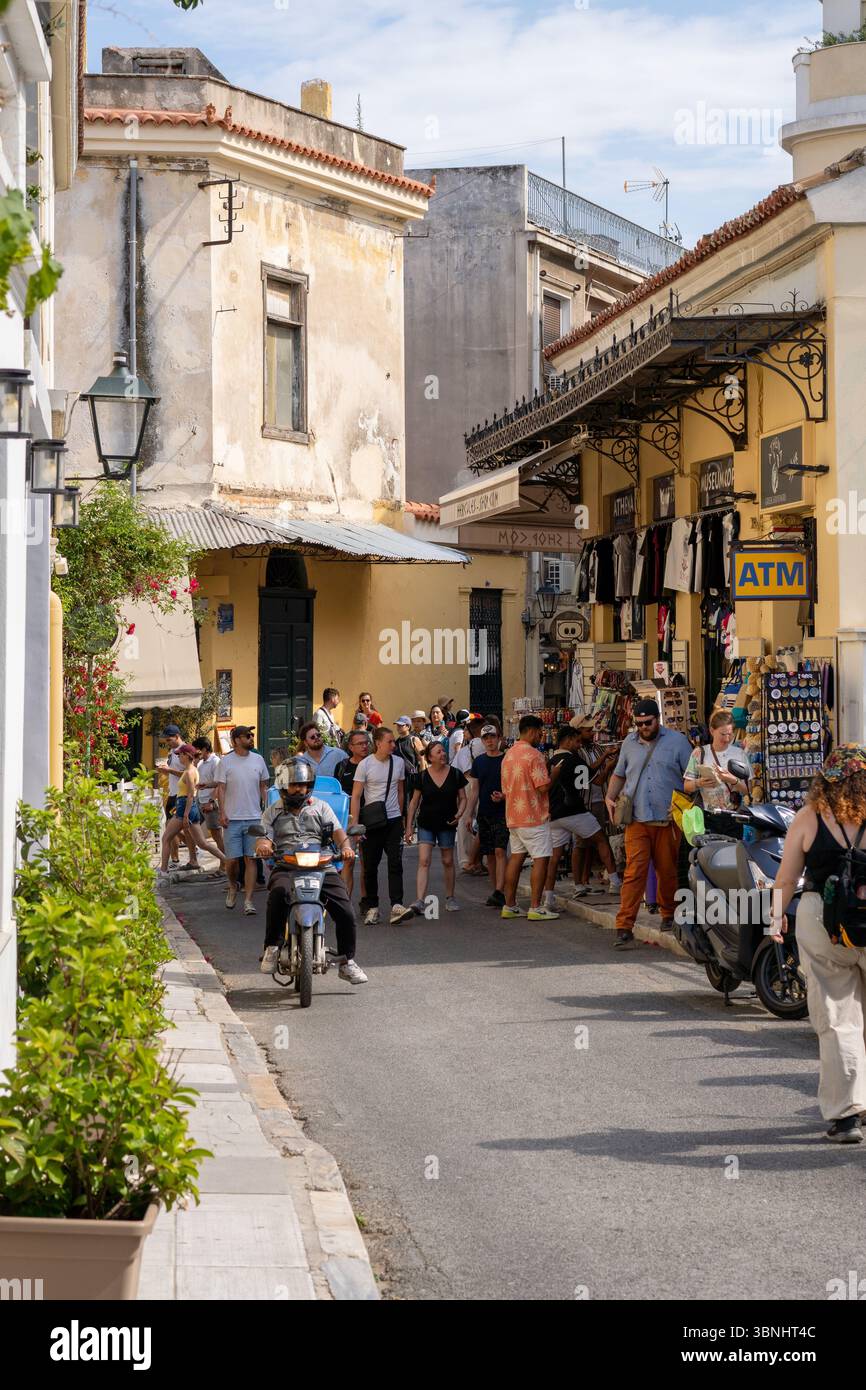Plaka alleys, Athens ,Greece Stock Photo - Alamy