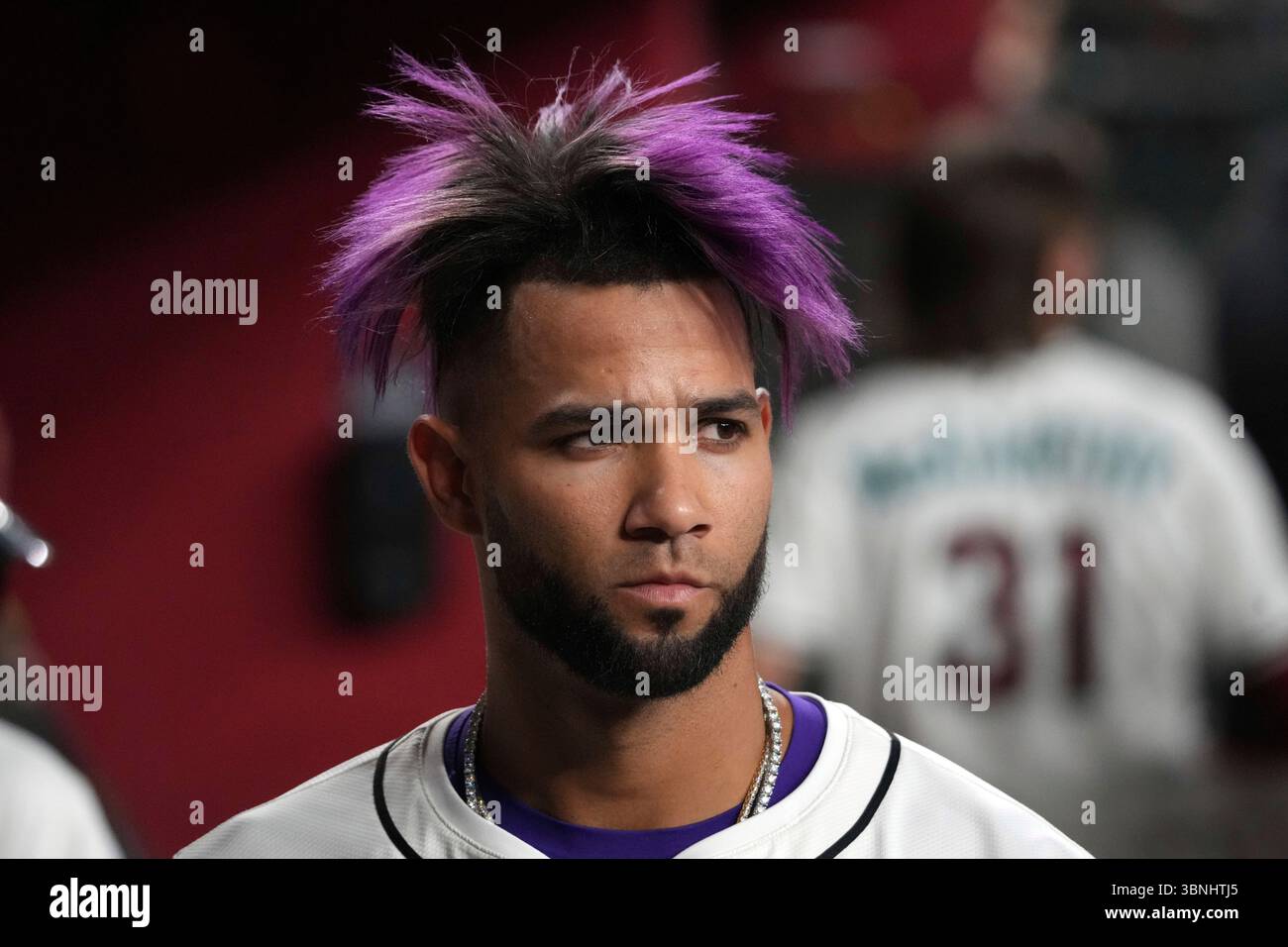 Arizona Diamondbacks left fielder Lourdes Gurriel Jr. (12) against the ...