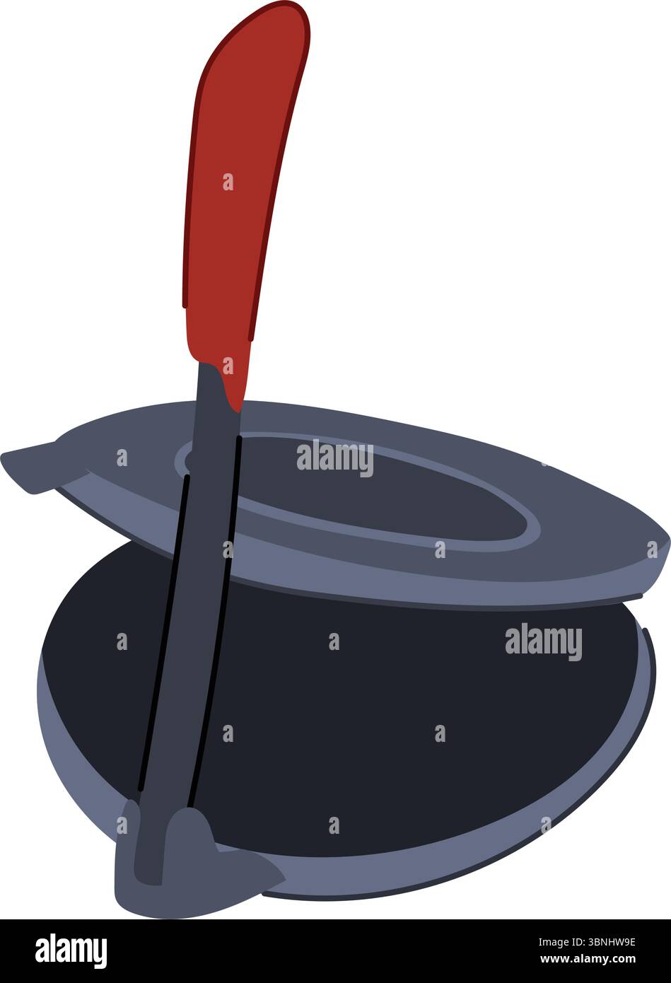 tool tortilla press cartoon vector illustration Stock Vector Image ...