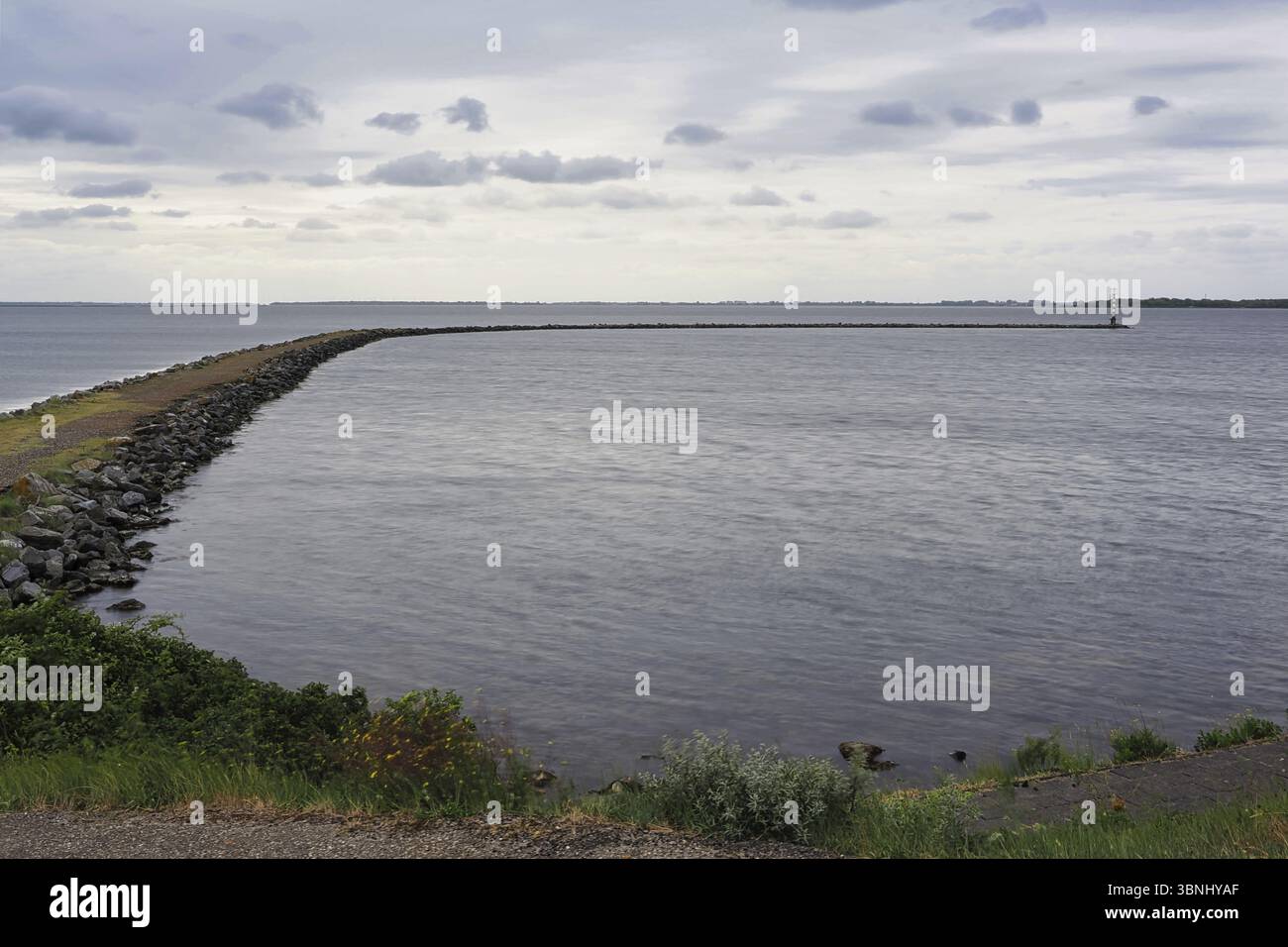 View over the Grevelingenmeer, the largest inland saltwater lake in ...
