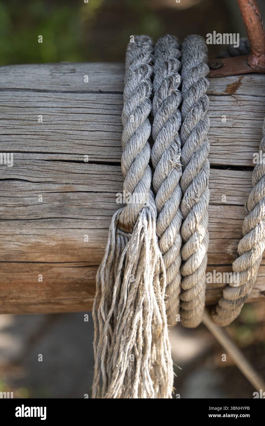 Rope log hi-res stock photography and images - Alamy