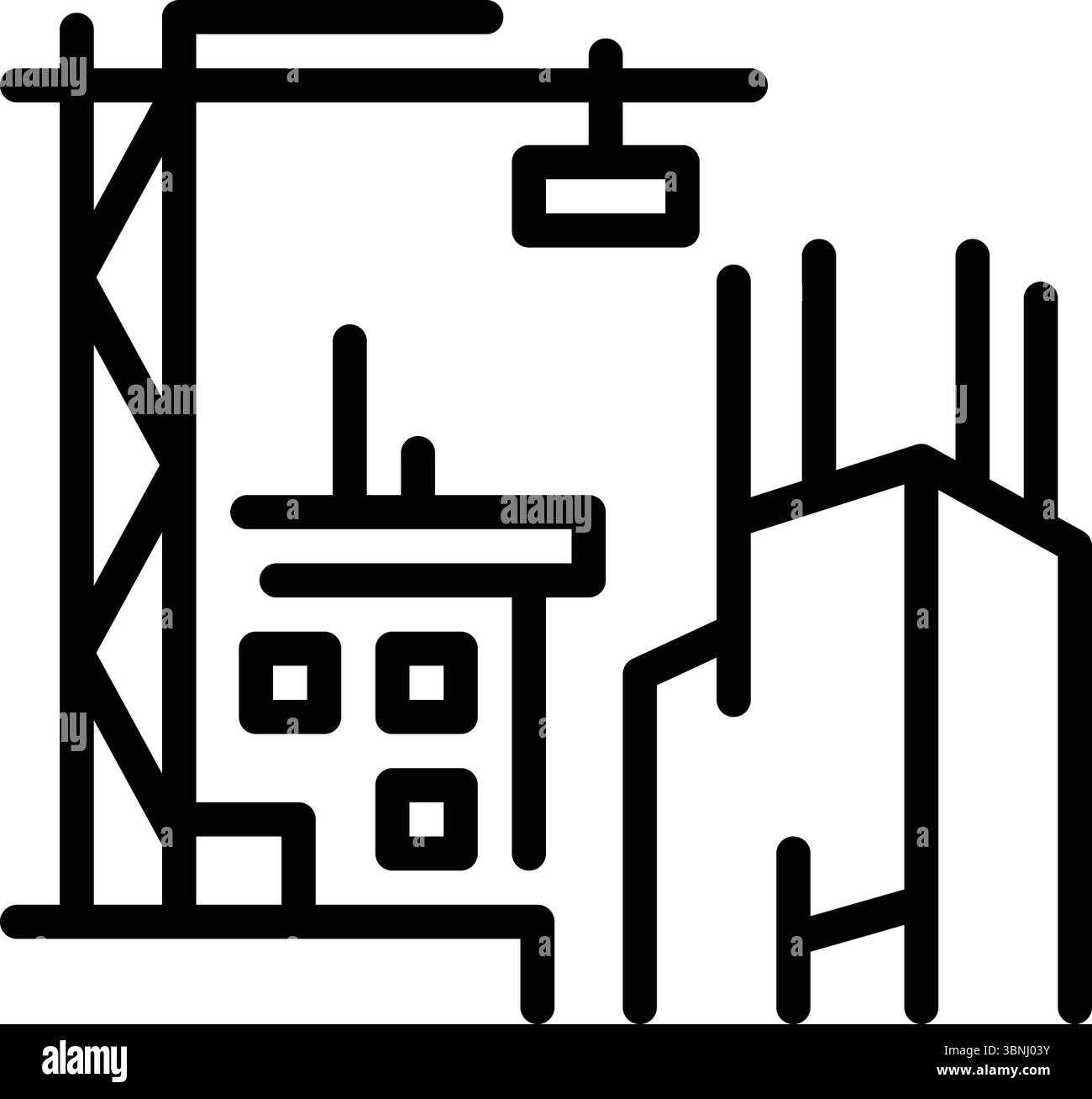 Icon for building progress, building Stock Vector Image & Art - Alamy