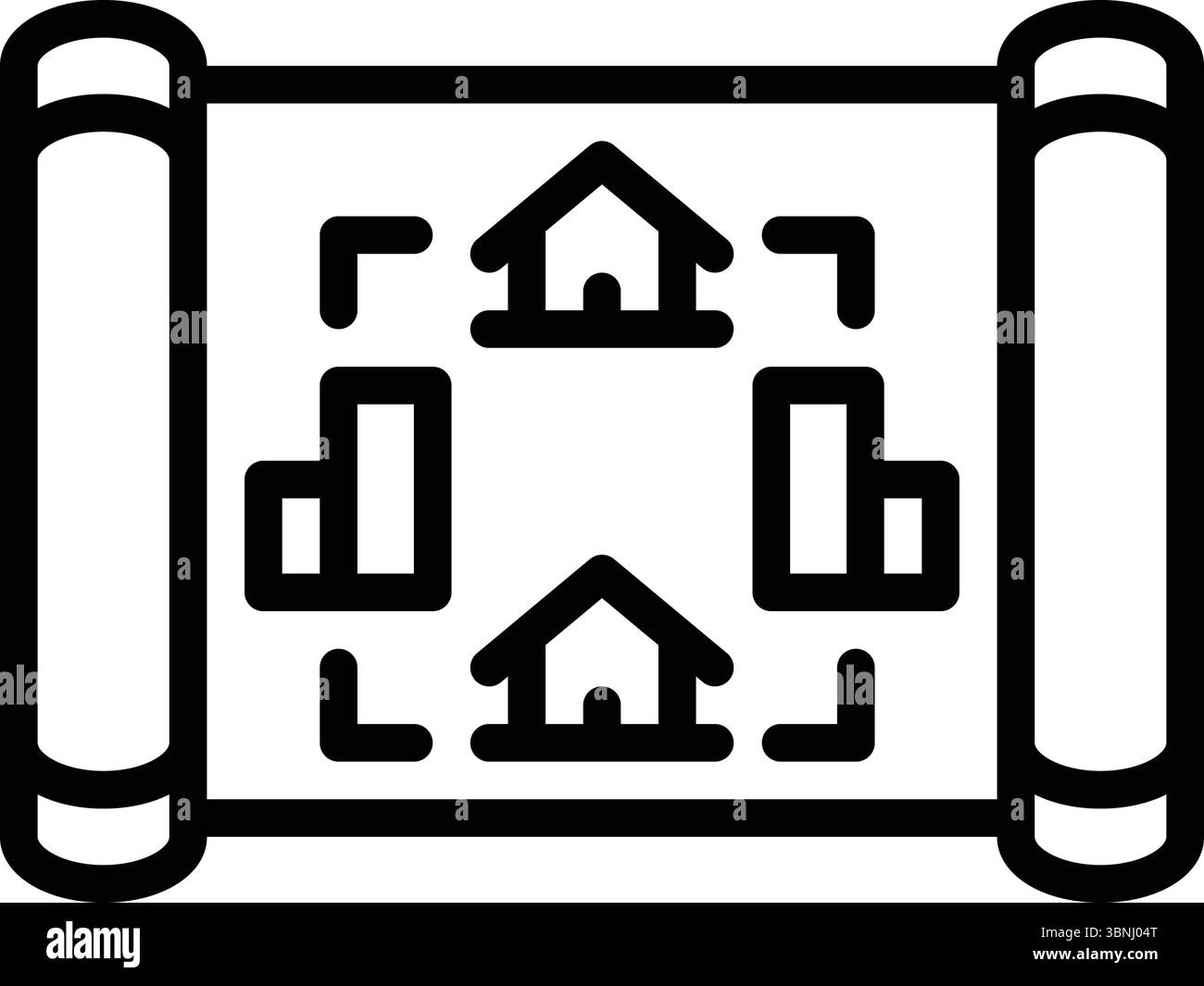 Icon for master plan, house plan Stock Vector Image & Art - Alamy