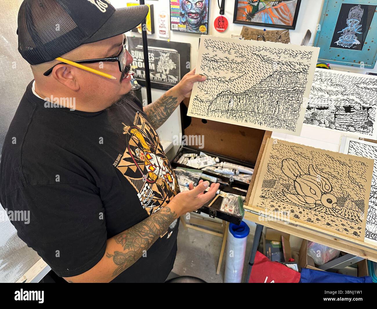 Artist Daniel McCoy talks about some of his paintings and sketches ...