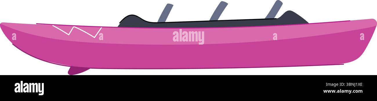 touring kayak cartoon vector illustration Stock Vector Image & Art - Alamy