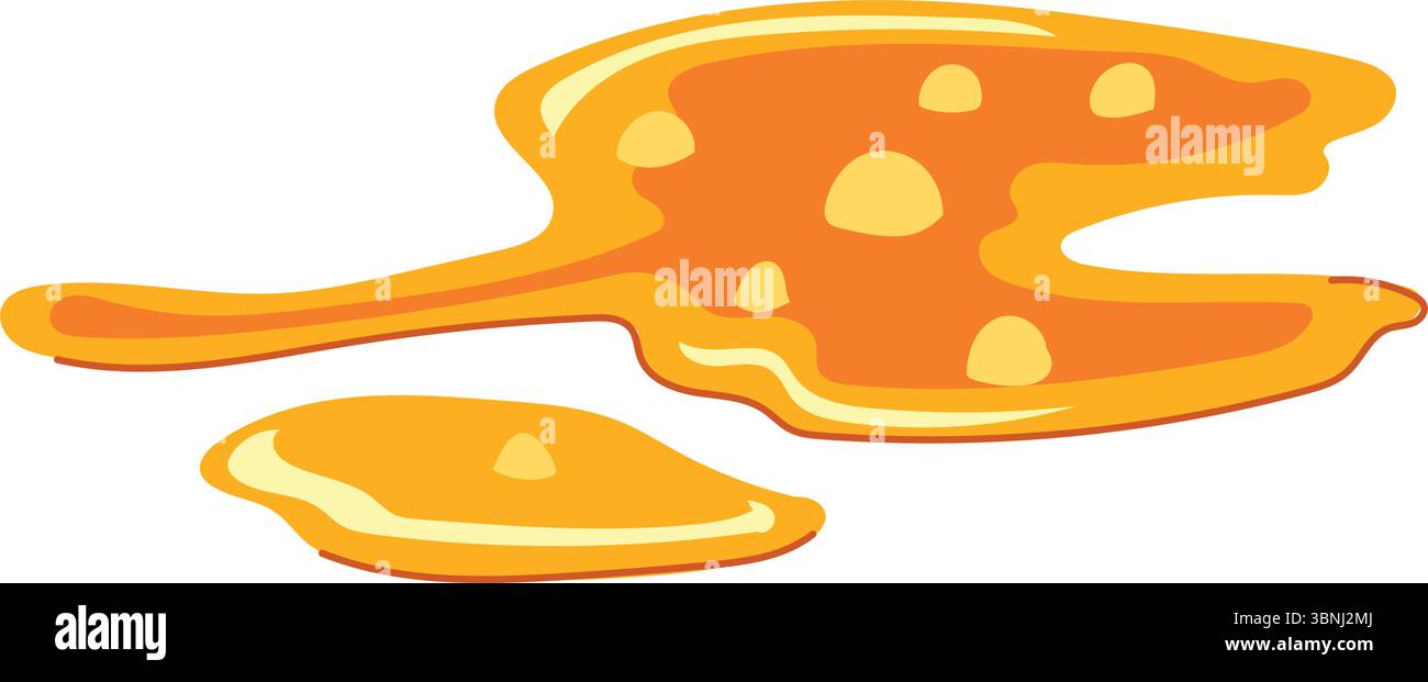 crust lava puddle cartoon vector illustration Stock Vector Image & Art ...