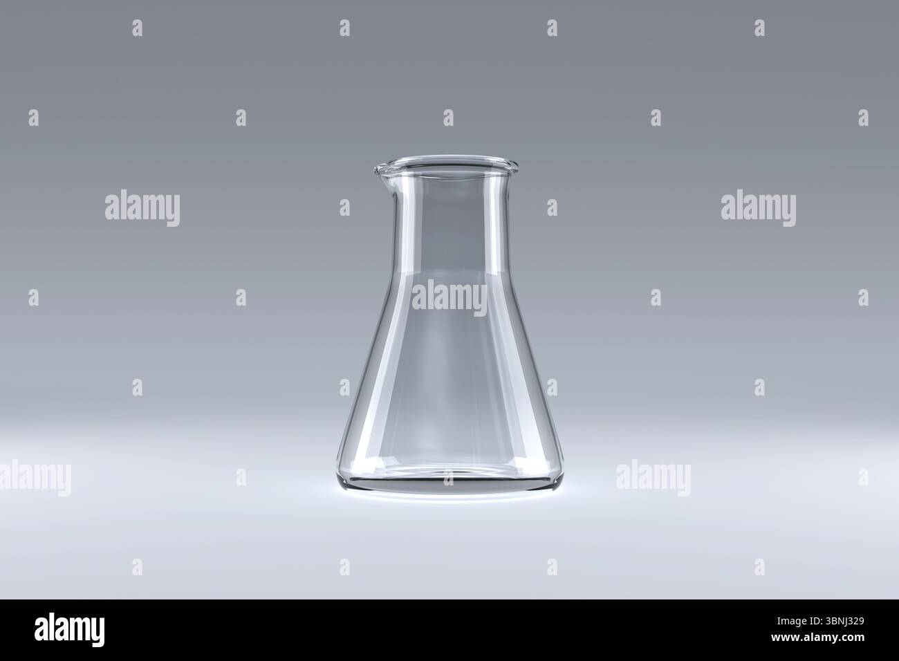 Flask with chemical solution Stock Photo - Alamy