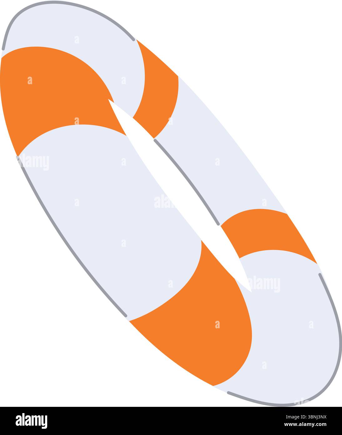 device lifebuoy cartoon vector illustration Stock Vector Image & Art ...