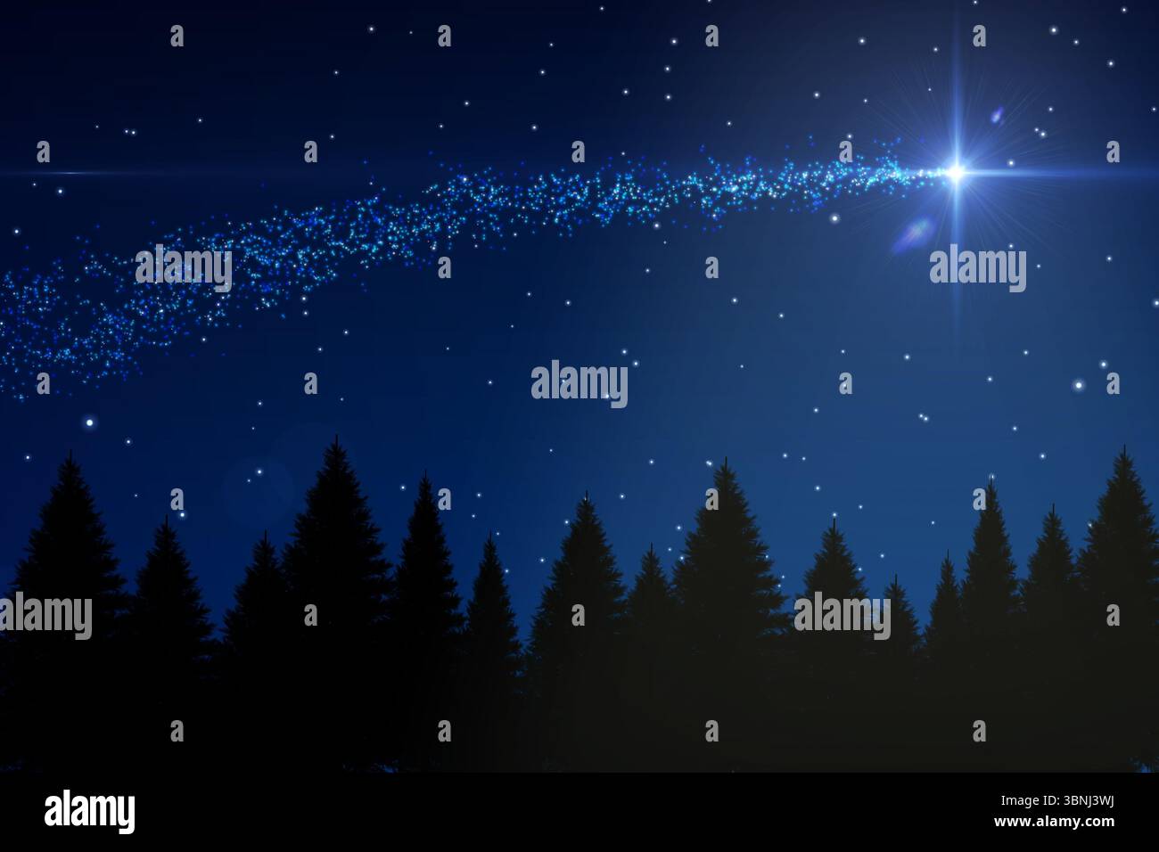 Shooting star meteorite comet hi-res stock photography and images - Alamy