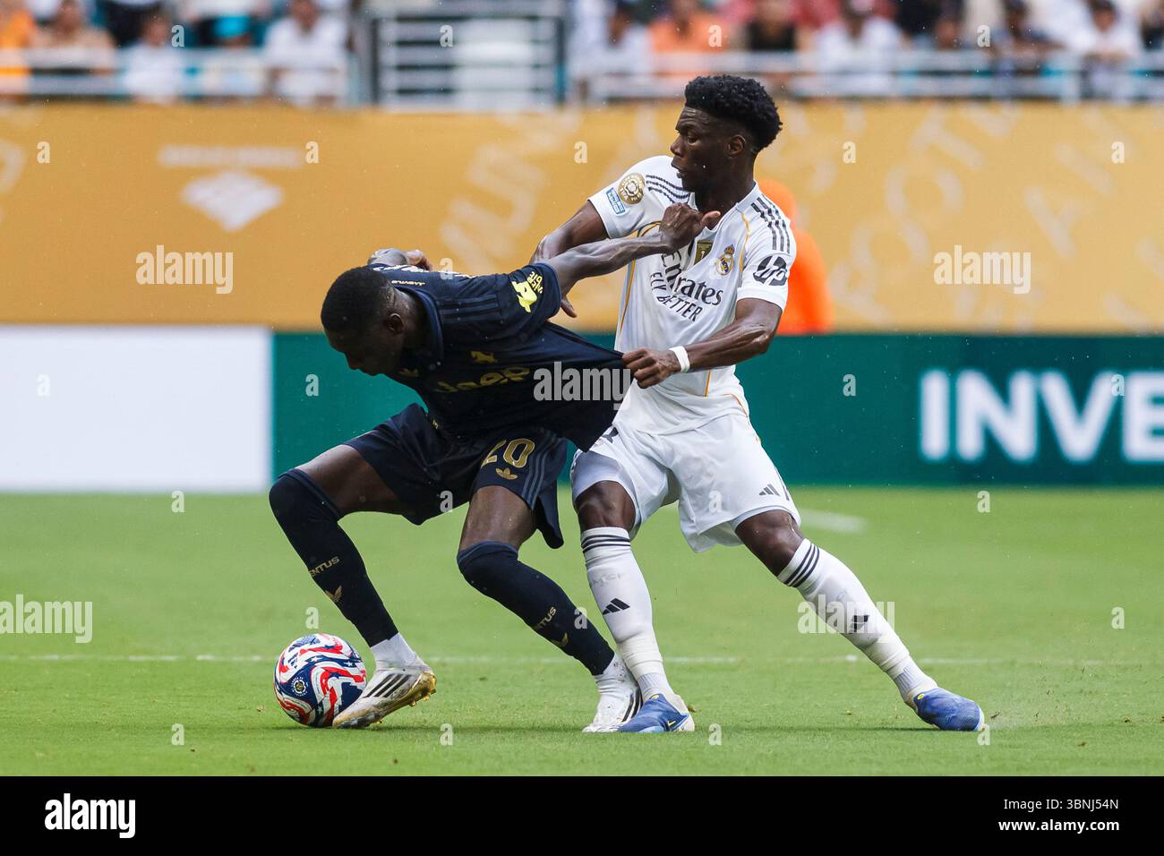 Miami, Florida - July 1: Randal Kolo Muani of Juventus and Aurelien ...