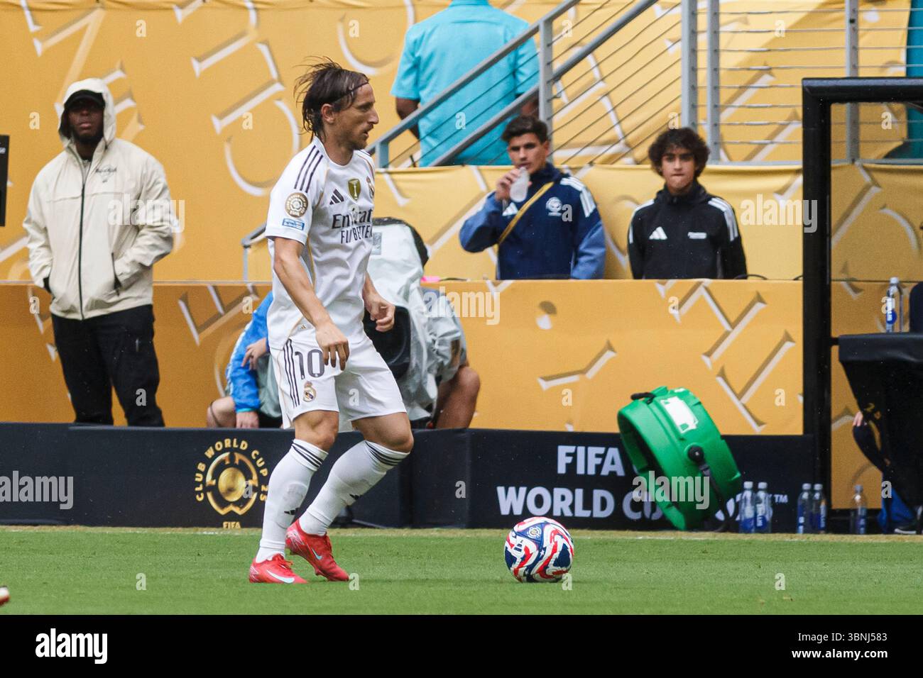 Miami, Florida - July 1: Luka Modric of Real Madrid in action during a ...