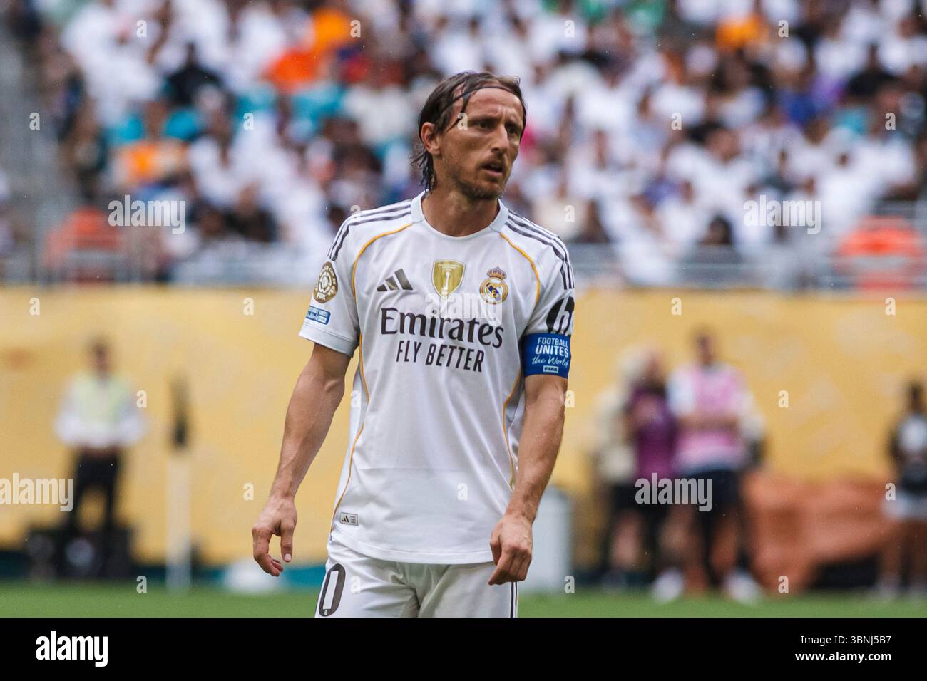 Miami, Florida - July 1: Luka Modric of Real Madrid in action during a ...