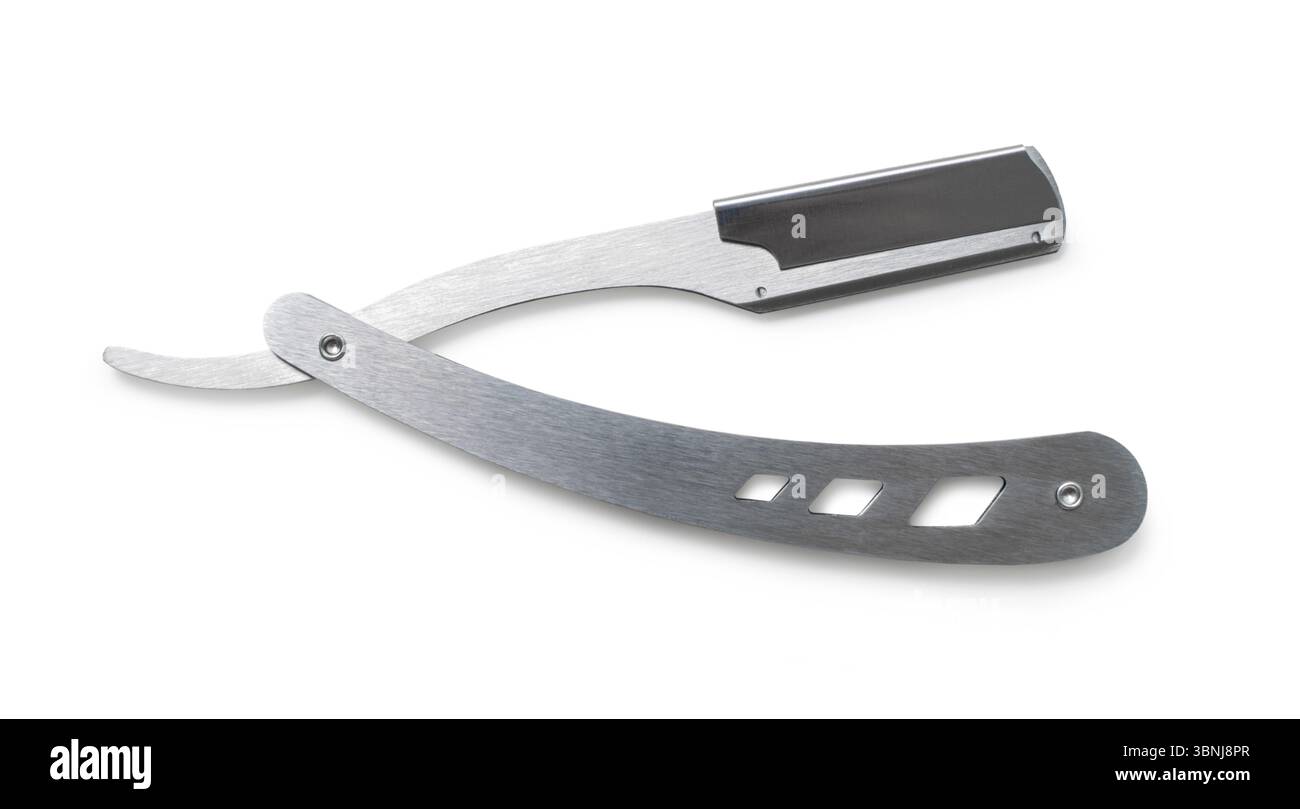 Barber blade on white Cut Out Stock Images & Pictures - Alamy