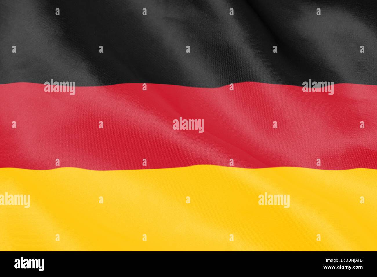 Waving german flag illustration hi-res stock photography and images - Alamy