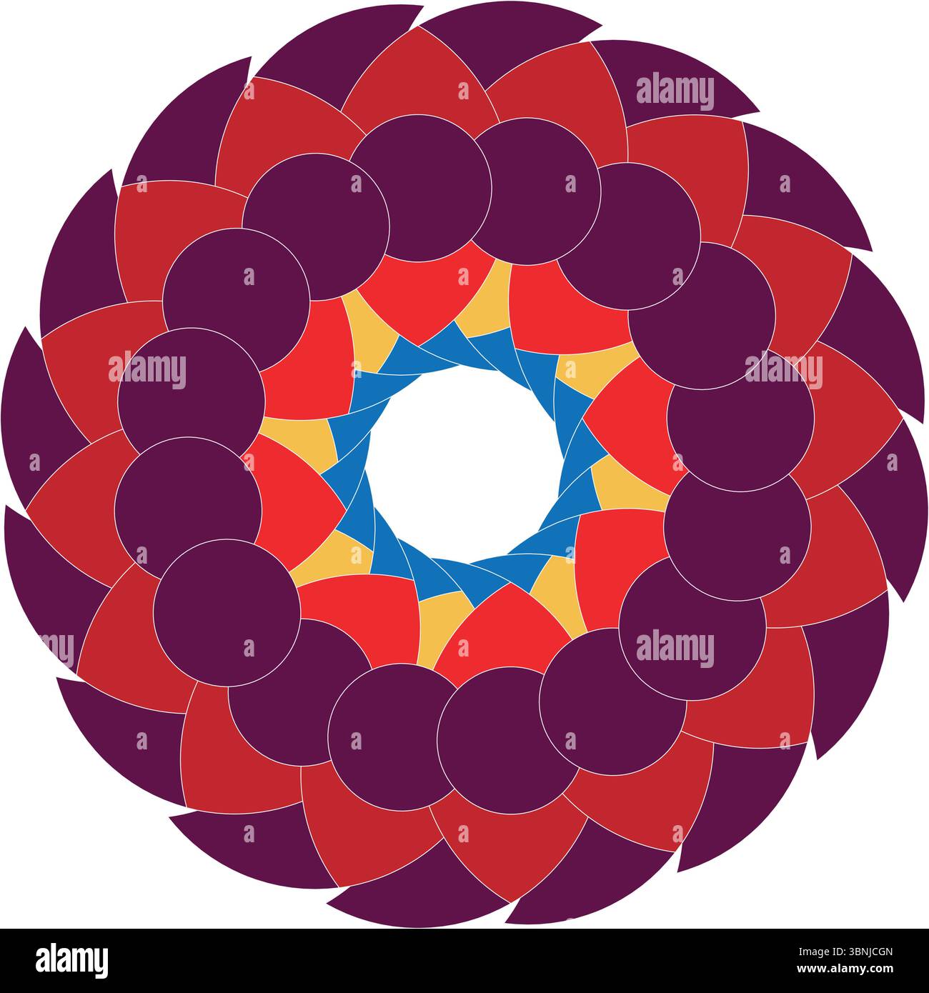 Intricate circular design Cut Out Stock Images & Pictures - Alamy