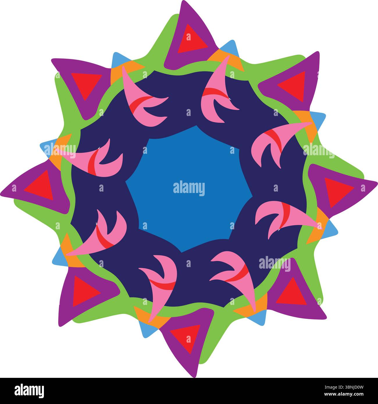 Kaleidoscopic background multi background pattern Stock Vector Images ...