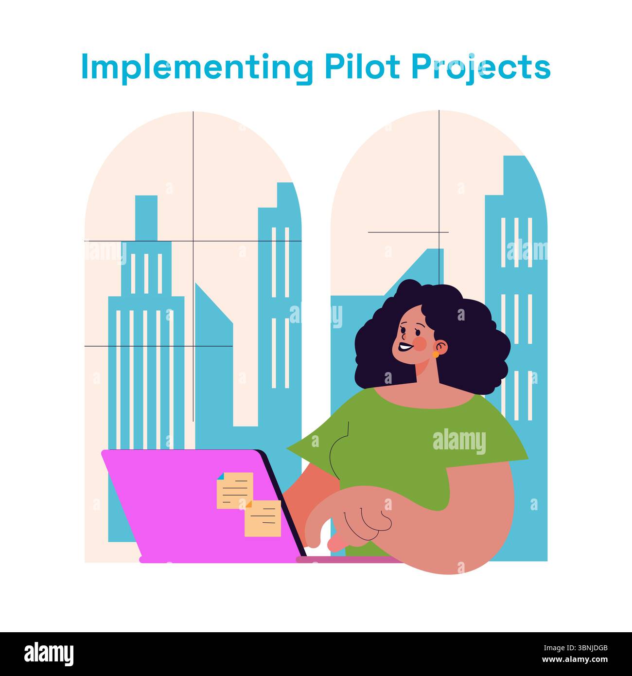 Pilot projects environment Stock Vector Images - Alamy