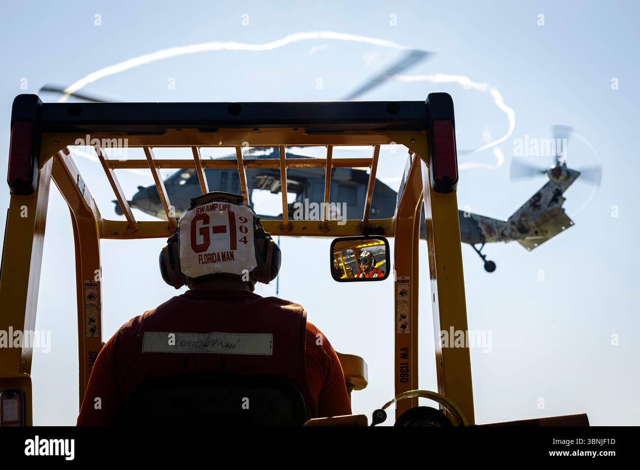 Aviation Ordnanceman 3rd Class Izak Foster, assigned to Weapons ...