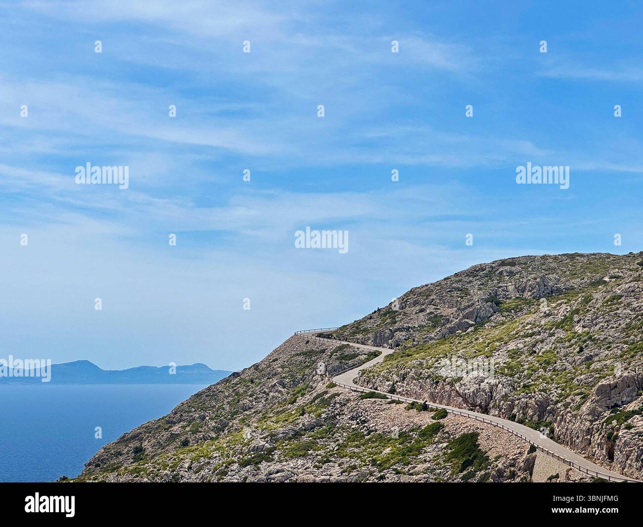 Road cycling in Mallorca, Cap Formentor Stock Photo - Alamy