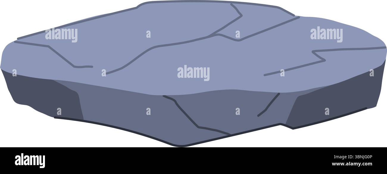 marble stone platform cartoon vector illustration Stock Vector Image ...