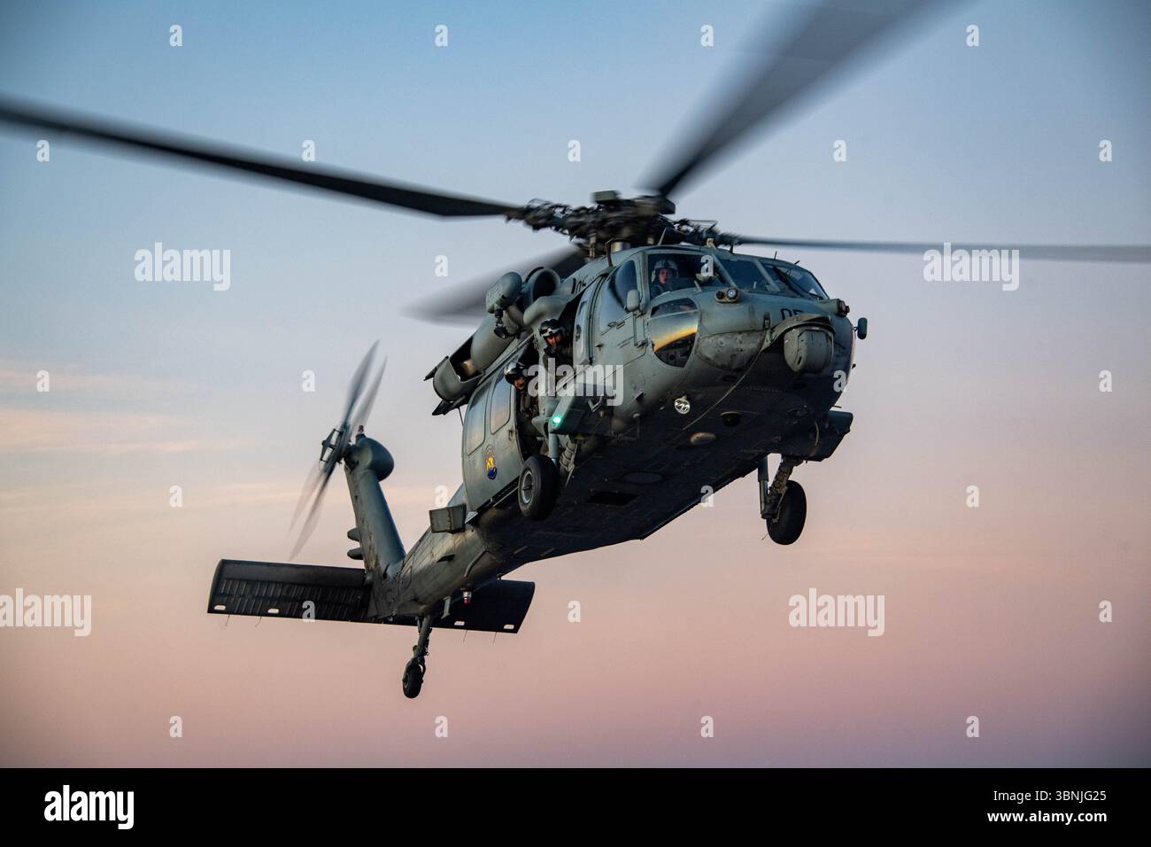 250701-N-WJ234-1952 CORAL SEA (July 1, 2025) An MH-60S Seahawk from ...