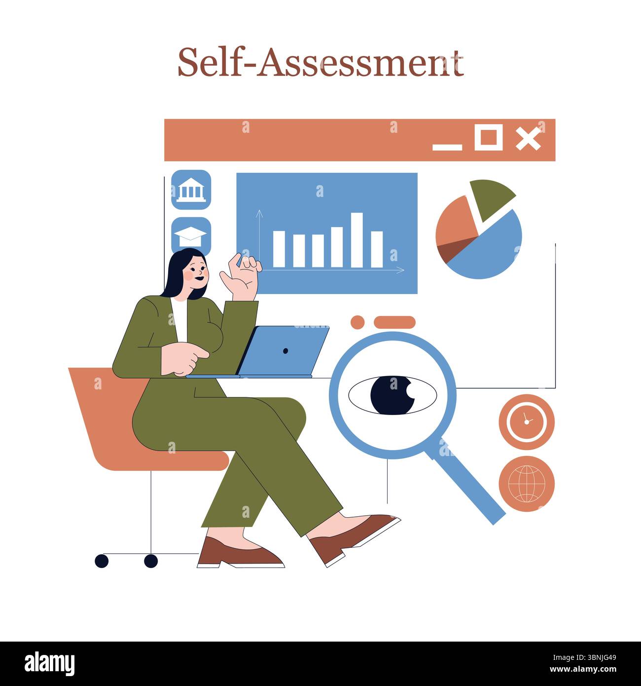 Self selection study Stock Vector Images - Alamy
