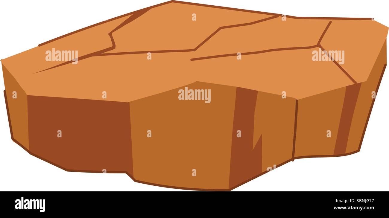 lime stone platform cartoon vector illustration Stock Vector Image ...