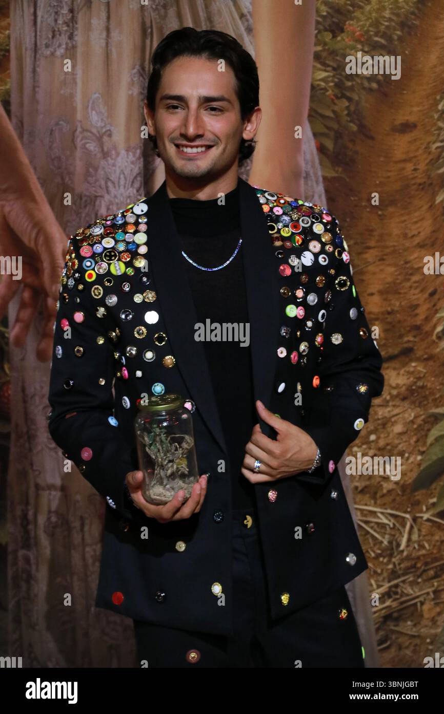 Mexican actor Emilio Osorio poses during the presentation of the soap ...