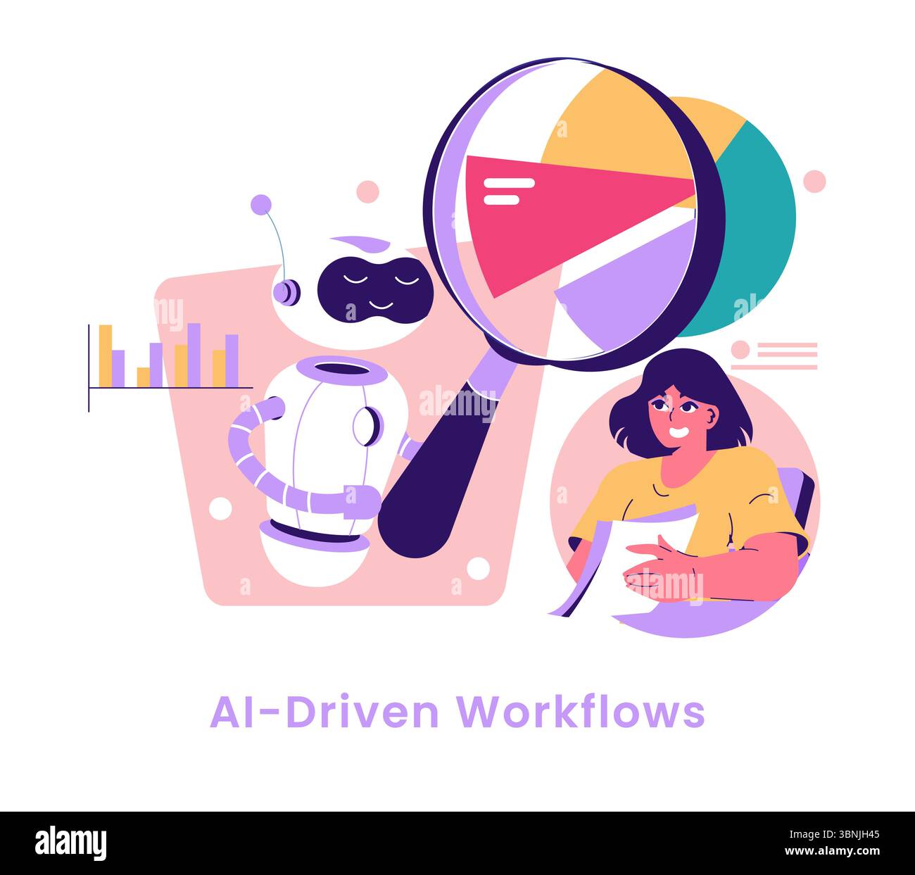 Ai driven business innovation Stock Vector Images - Alamy