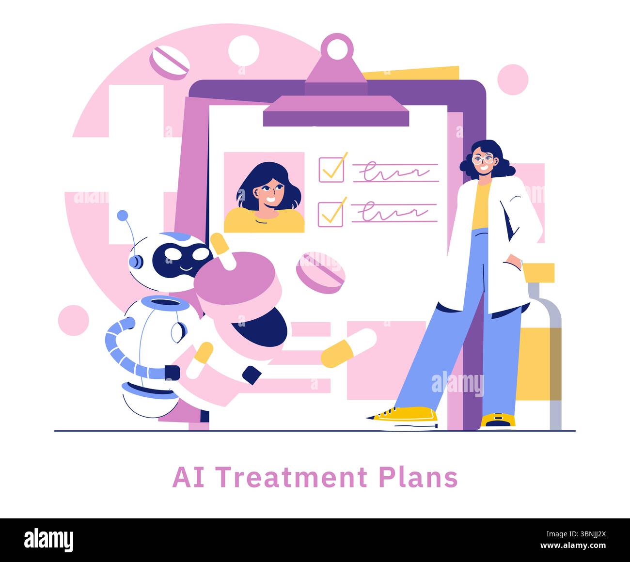 AI Treatment Plans demonstrate the integration of artificial intelligence in healthcare. Focus ...