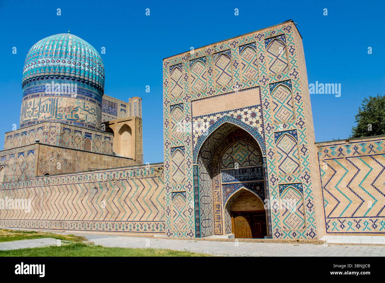 Uzbekistan classic architecture of historical buildings in the city of ...